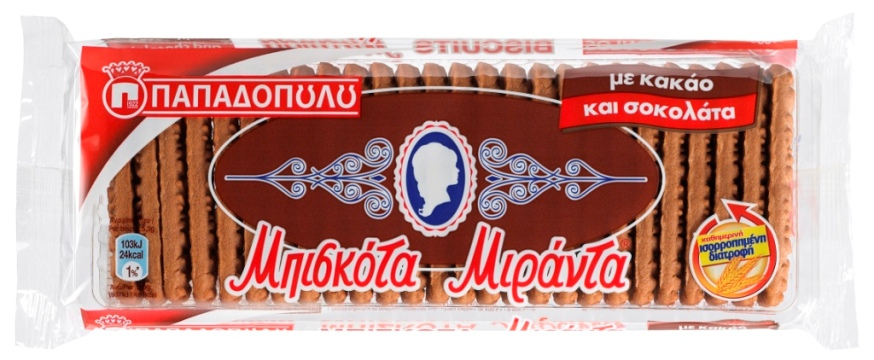 Νέα μπισκότα ΜΙΡΑΝΤΑ Παπαδοπούλου με κακάο και σοκολάτα | Thats Life ...